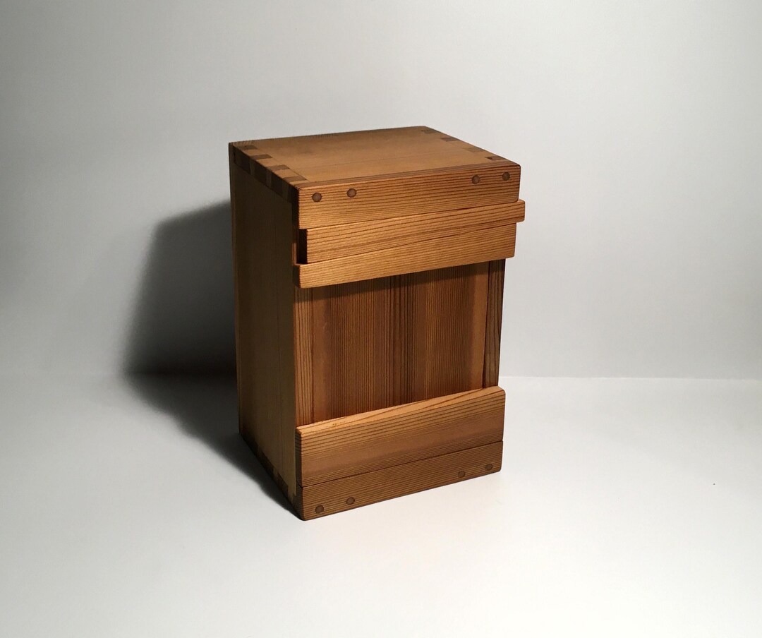 Japanese Toolbox Style Keepsake Box Dovetailed Small Box - Etsy