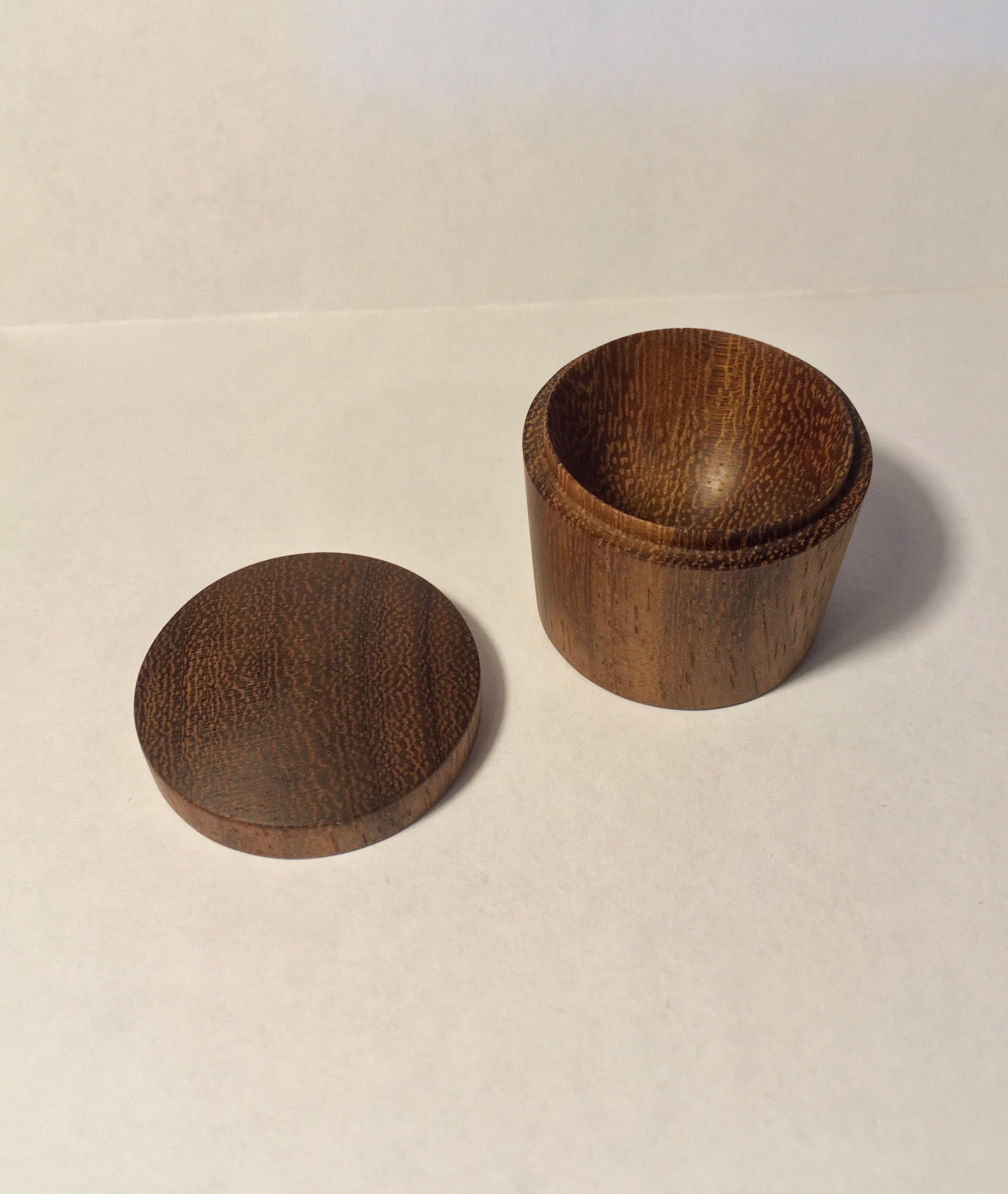 Tiny Teak Container - A Little Hardwood Stash - Etsy