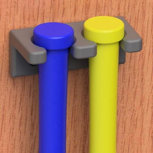 Mini Baseball Bat Rack Holder, Short - Display (2) Miniature Souvenir ...