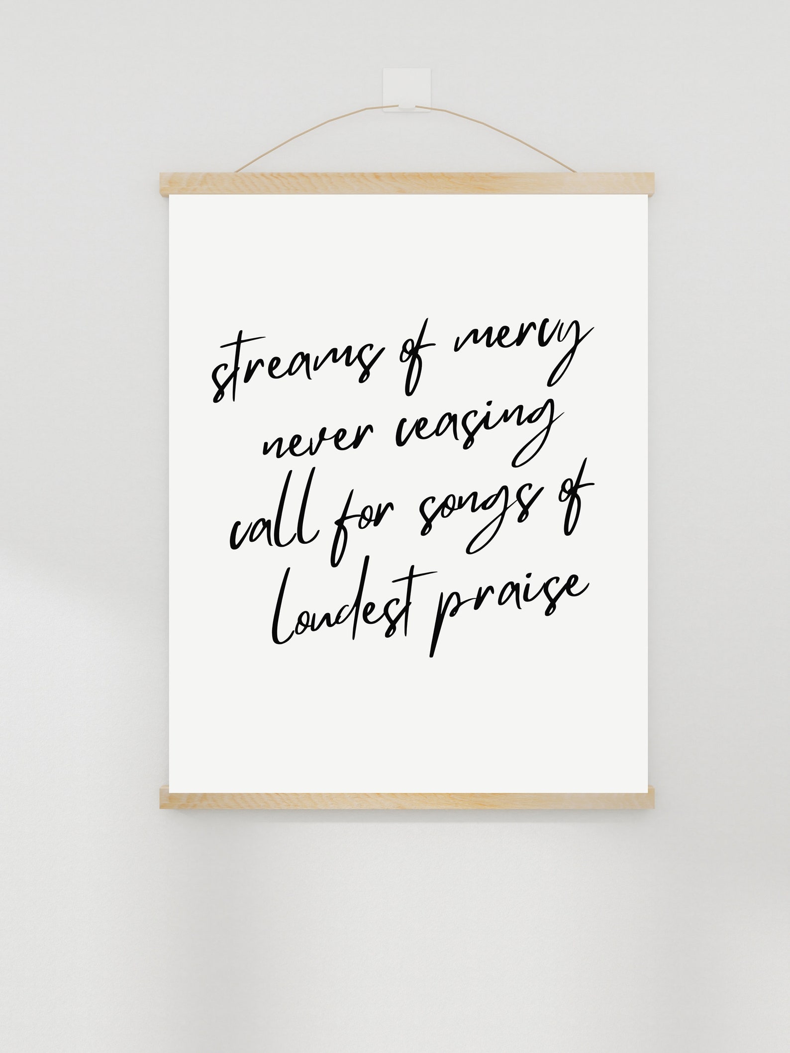 Streams of Mercy Never Ceasing Call for Songs of Loudest Praise Digital ...