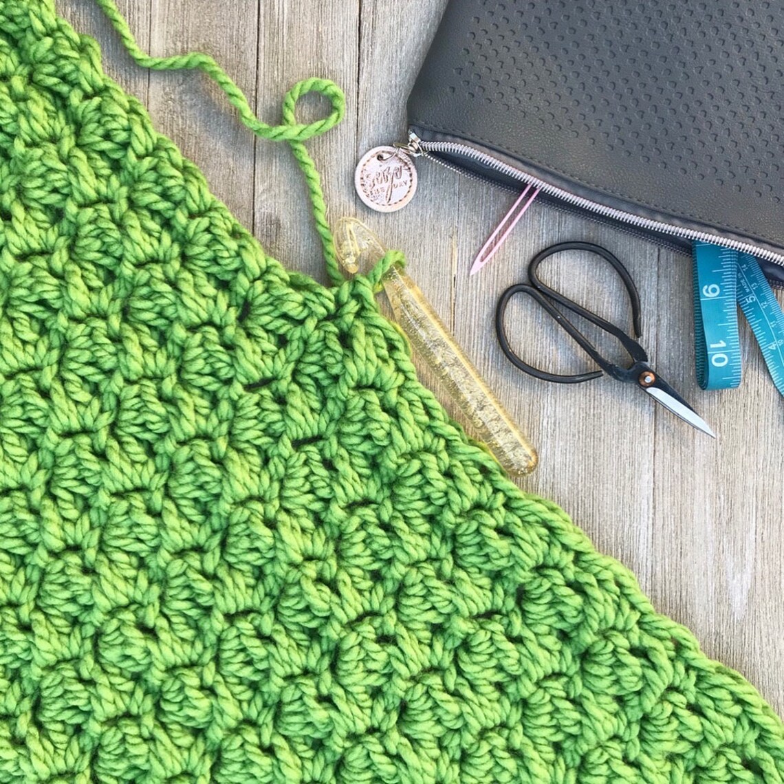 Orbi Simplicity Blanket Crochet Pattern - Easy Beginner Crochet Pattern ...