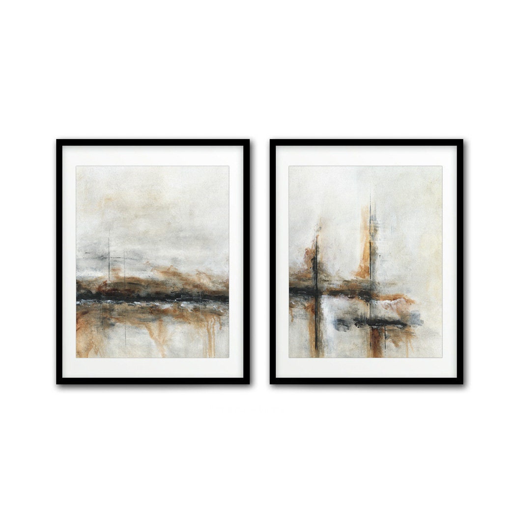 Set of 2 Digital Prints Printable Art Instant Downloadable Wall Decor ...