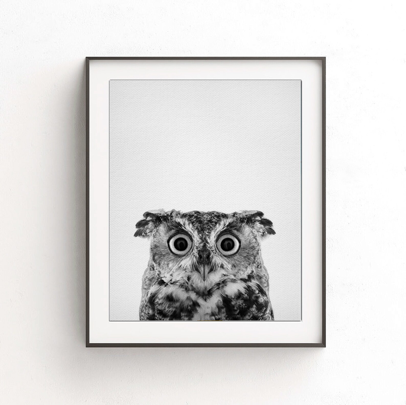 Owl Print Wall Art Nursery Print Instant Download Printable Poster ...