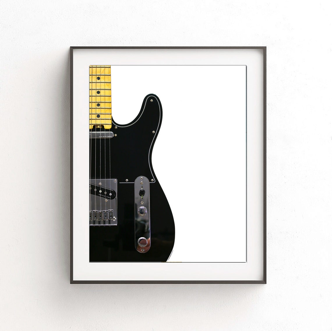 Telecaster Electric Guitar Print Printable Wall Art Instant Download ...