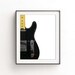 Fender Telecaster Electric Guitar Print Printable Wall Art Instant ...