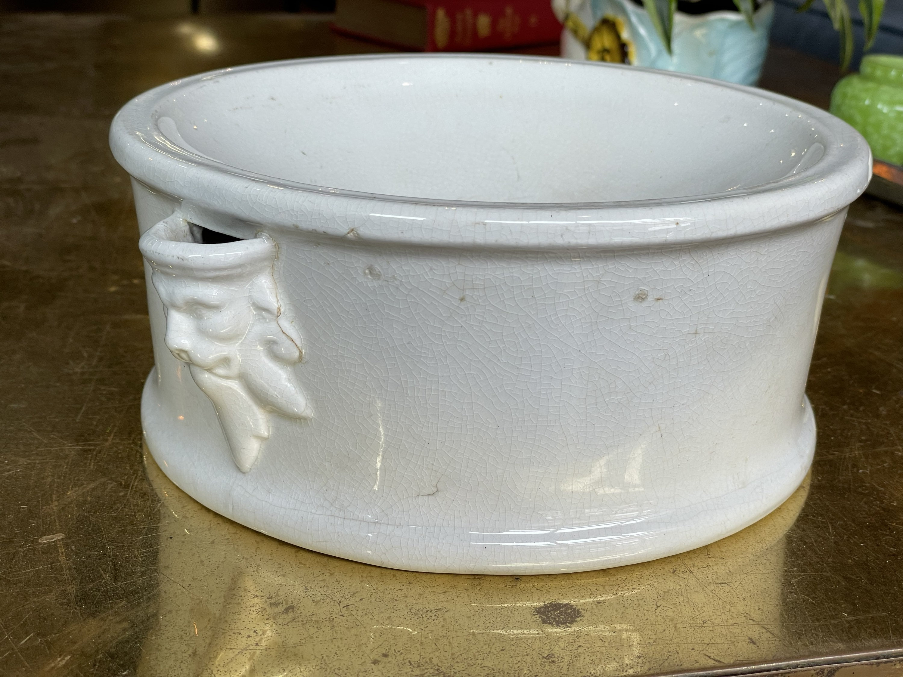 1850s English Ceramic Spittoon Lionheads - Etsy