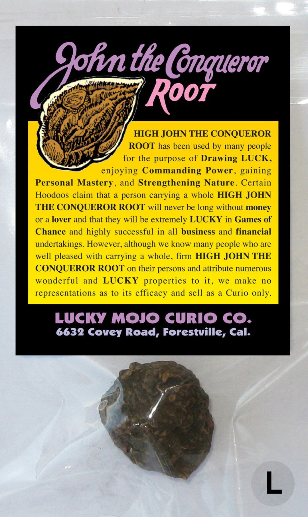 High John the Conqueror Root - Etsy