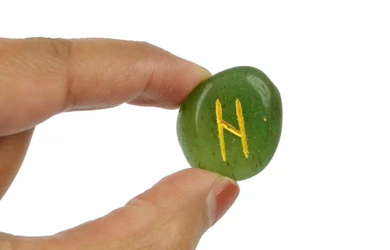 Rune Set 25 Pieces Beautiful Rune With Velvet Bag - Etsy