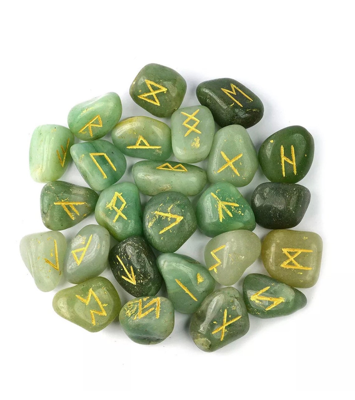 Rune Set 25 Pieces Beautiful Rune With Velvet Bag - Etsy