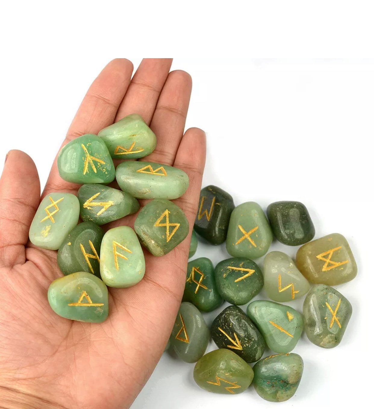 Rune Set 25 Pieces Beautiful Rune With Velvet Bag - Etsy