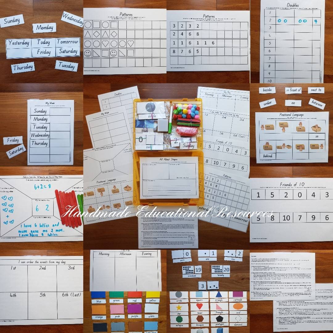 DIGITAL DOWNLOAD PDF Foundation Numeracy Kit first Year of - Etsy