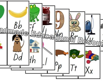 Printable Alphabet Flash Cards. Early Learning, Classroom Decorations ...