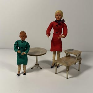 Set of 2 Petite Princess Tables by Ideal Company, Plastic, Miniature ...