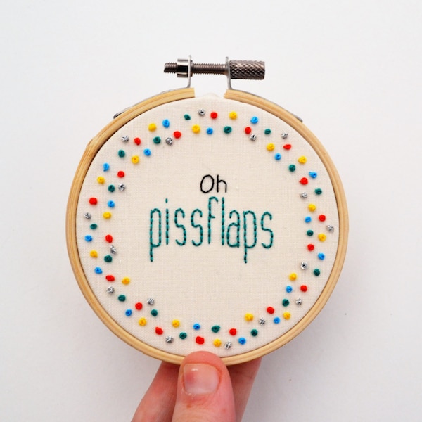 Swear Embroidery - Etsy