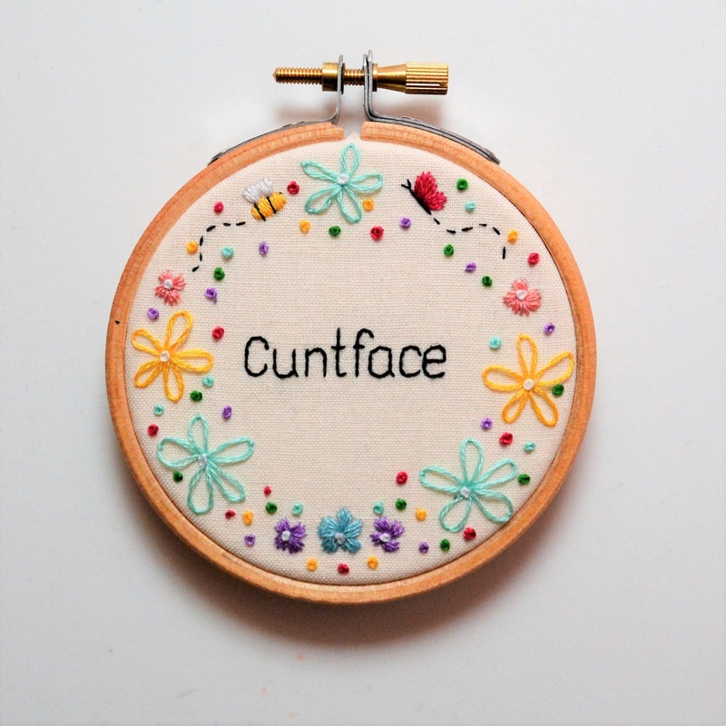Funny Embroidery Kit - Etsy
