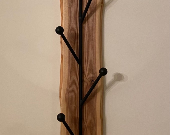 Vertical Wall Mounted Coat Rack - Etsy