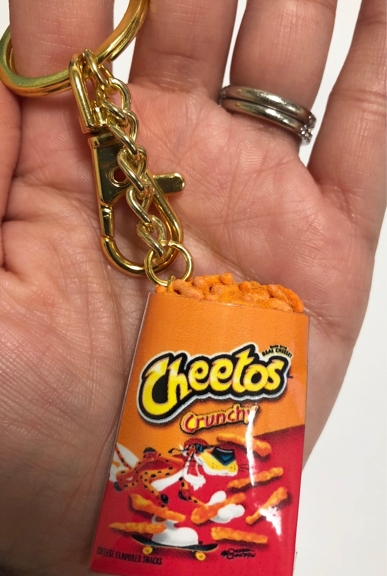Cheetos Crunchy Cheese Chips Keychain - Etsy