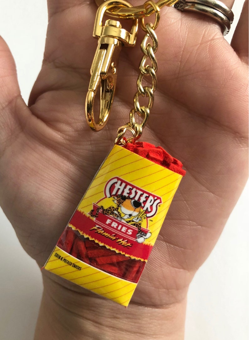 Chester's Flamin Hot Fries Keychain | Etsy