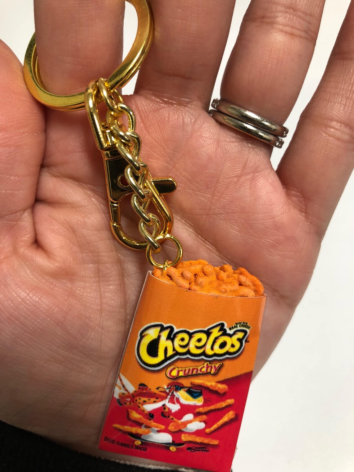 Cheetos Crunchy Cheese Chips Keychain | Etsy