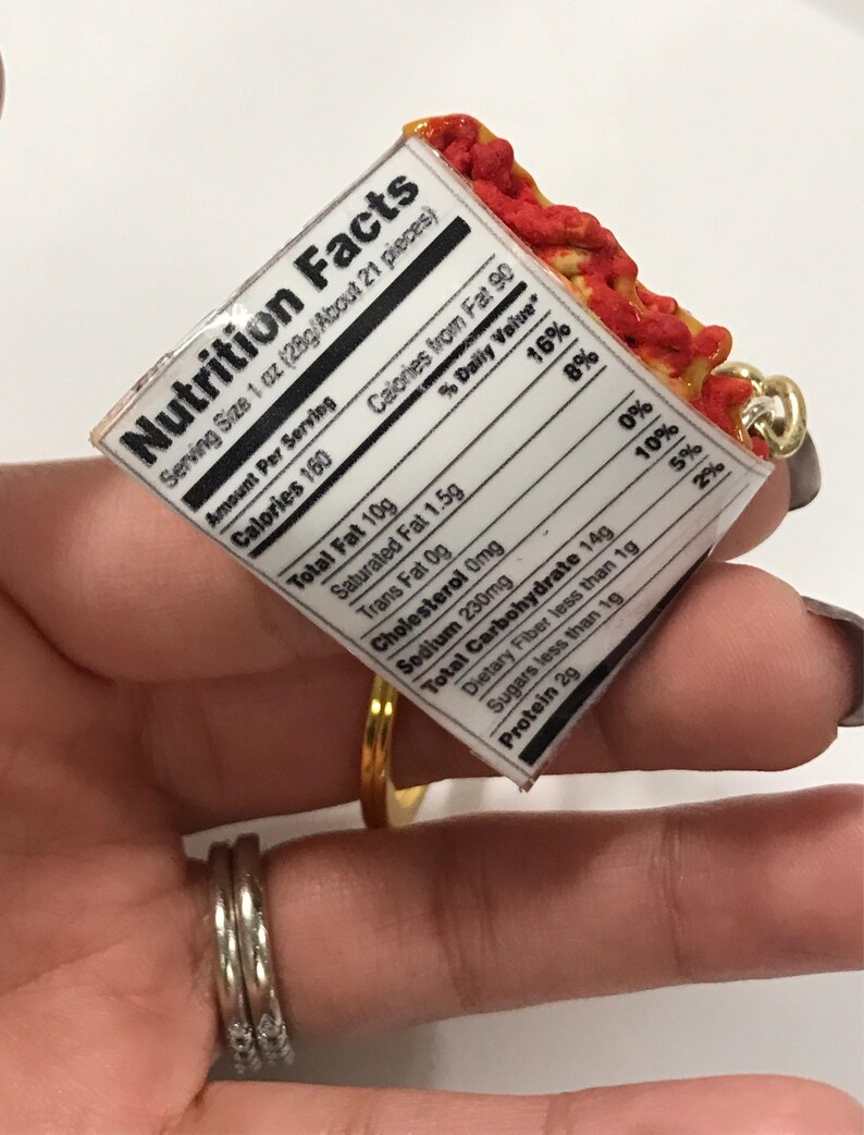 Flamin Hot Cheetos Bag With Nacho Cheese Keychain | Etsy
