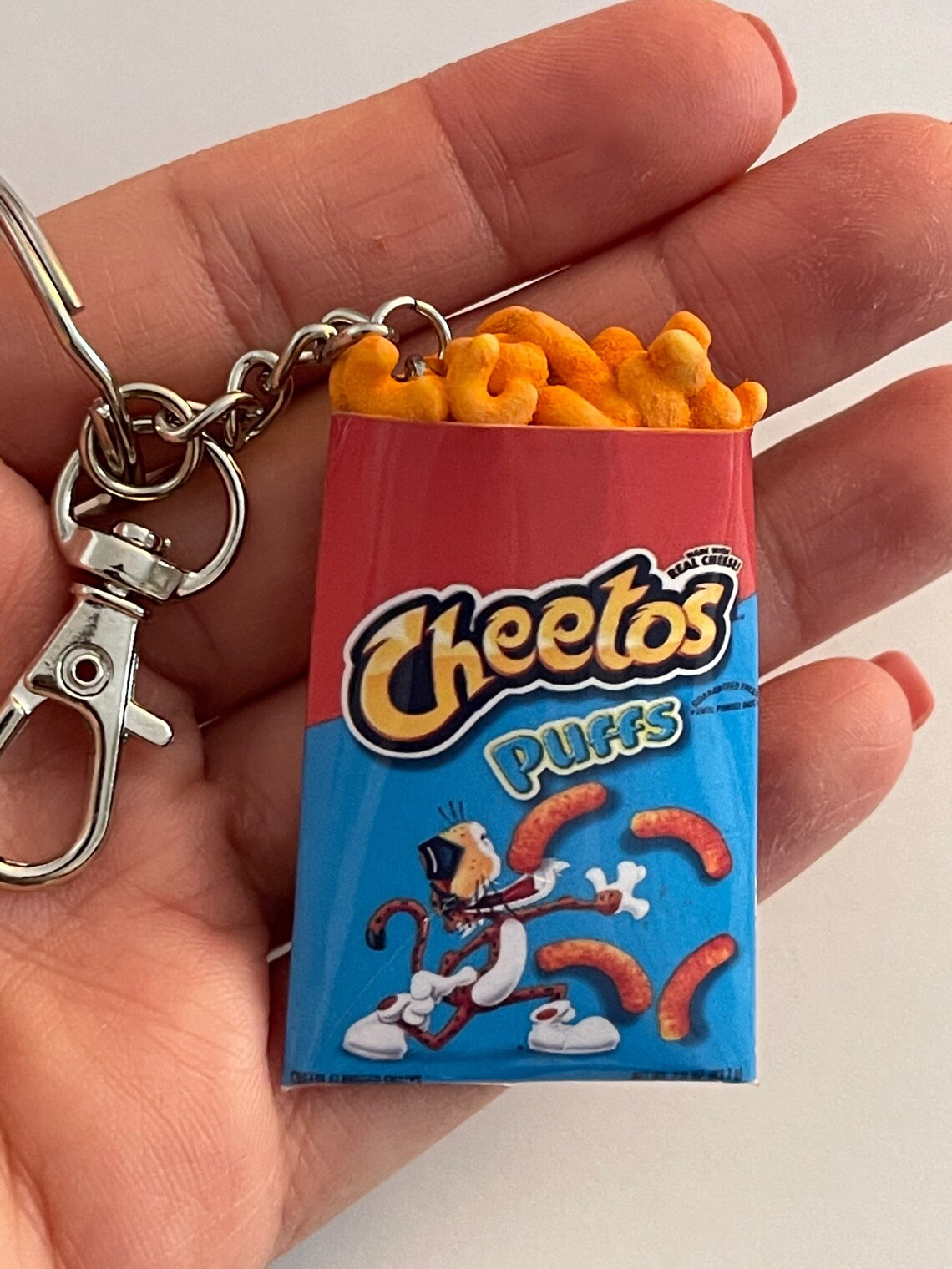 Cheetos Puffs Keychain | Etsy