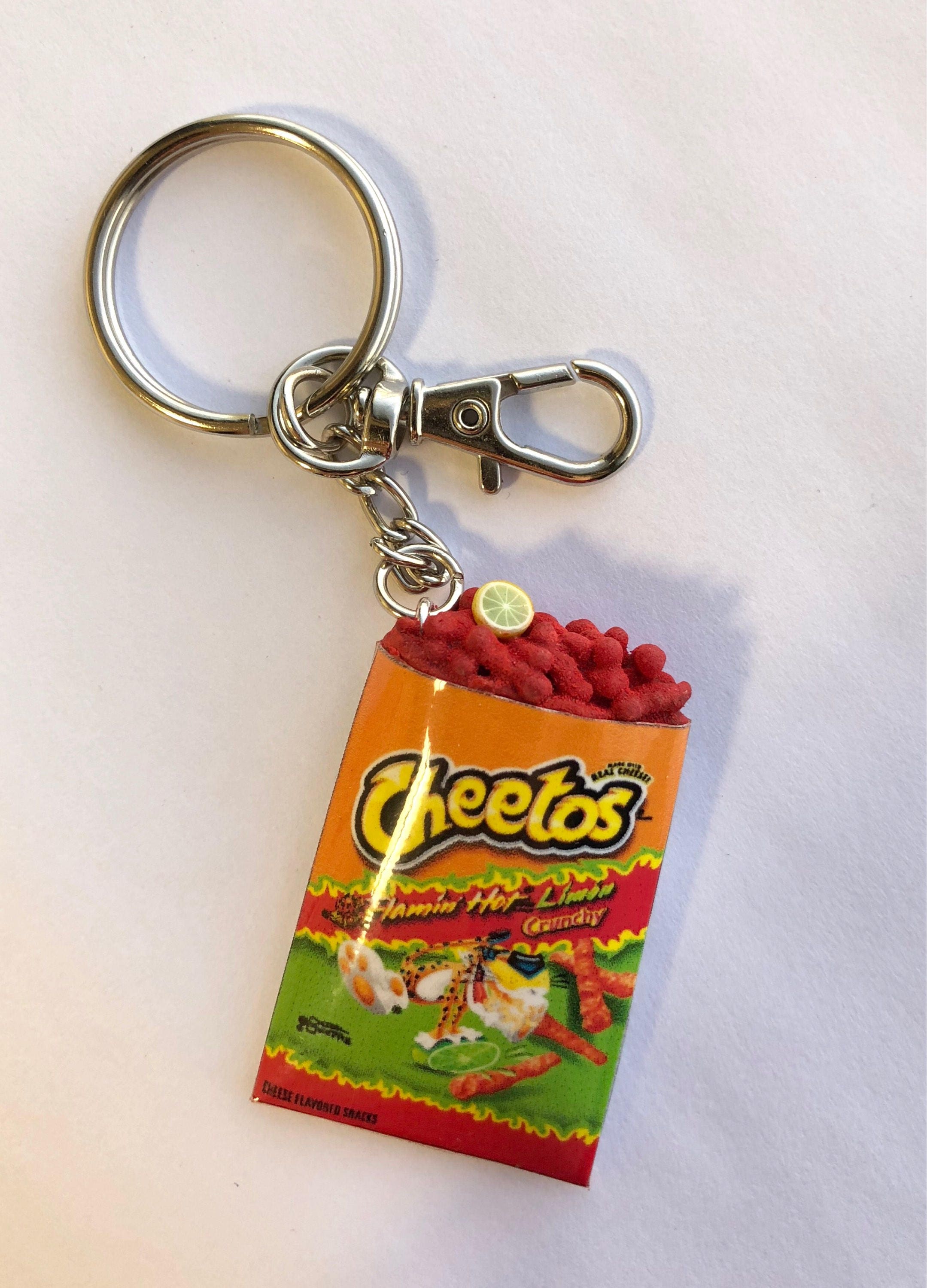 Flamin Hot Cheetos with Limon Keychain | Etsy