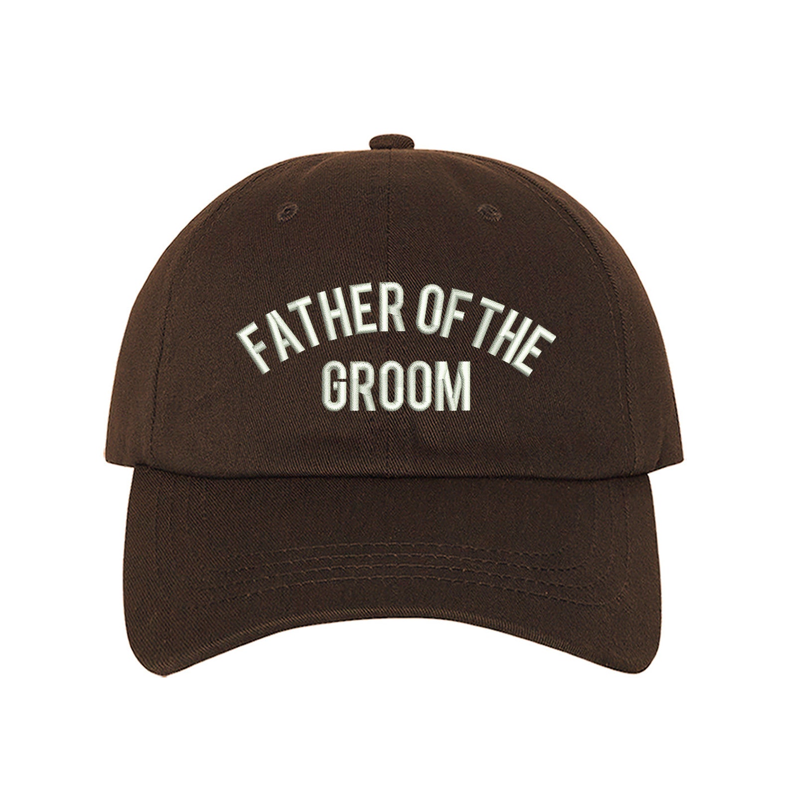 Father of the Groom Dad Hats, Father of the Bride Hat, Block Font Hat ...