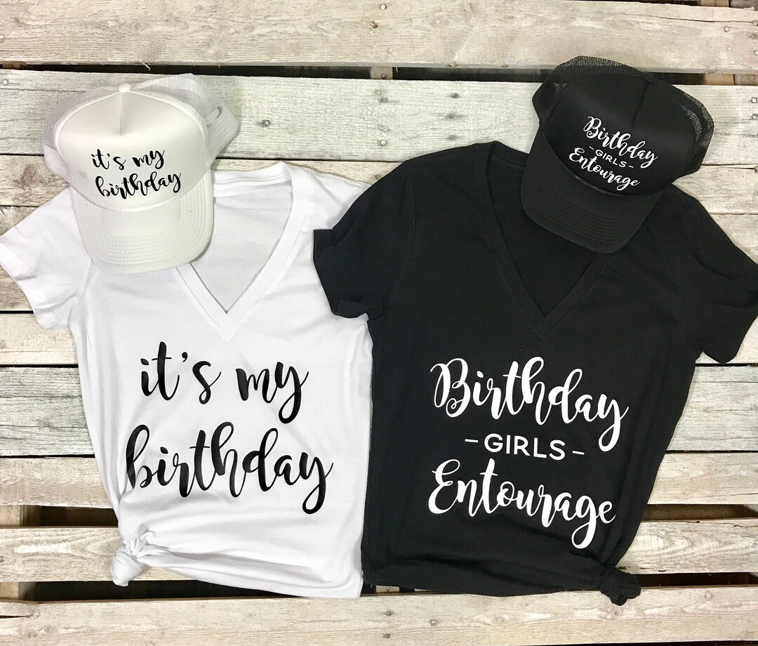 Birthday Girl Entourage Birthday Entourage Shirts Birthday - Etsy