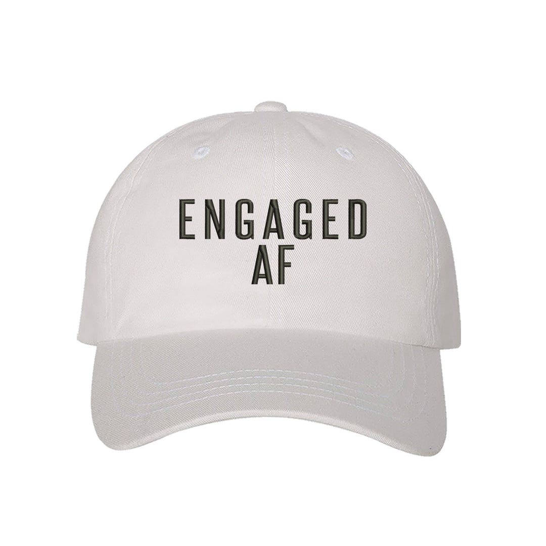 Just ENGAGED AF Hats Engaged Bachelorette Party Engagement Gift Bride ...