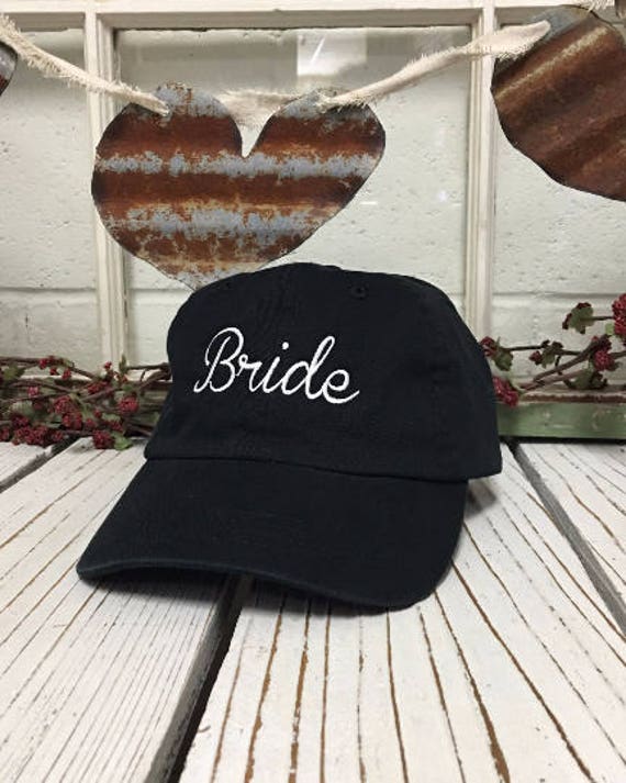 BRIDE Baseball Cap Bachelorette Party Dad Hat Wedding Party | Etsy