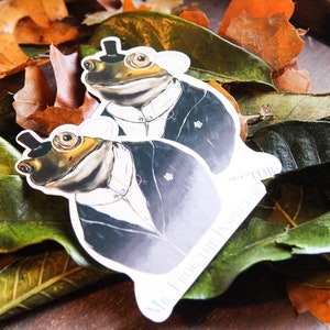 Mr. Frog the Inspector Sticker, Detective Lovers Art, Sherlock Holmes ...