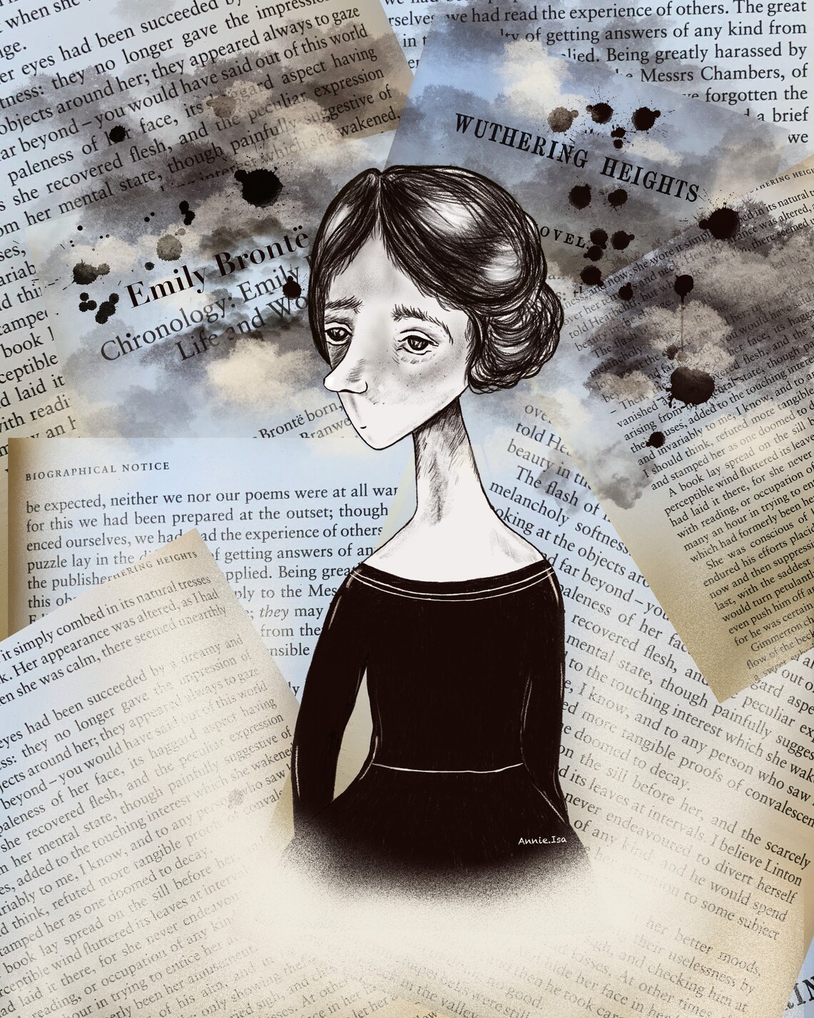 Emily Brontë Art Print - Etsy