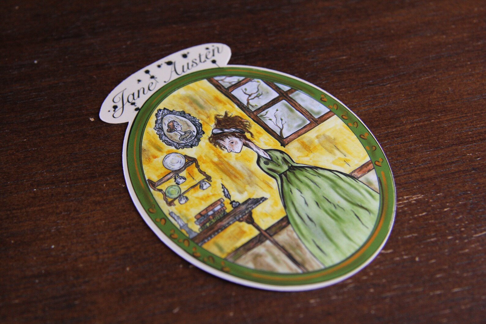 Jane Austen Sticker Sticker for Book Lovers for Literature - Etsy
