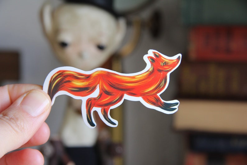 Forest Fox Sticker - Etsy