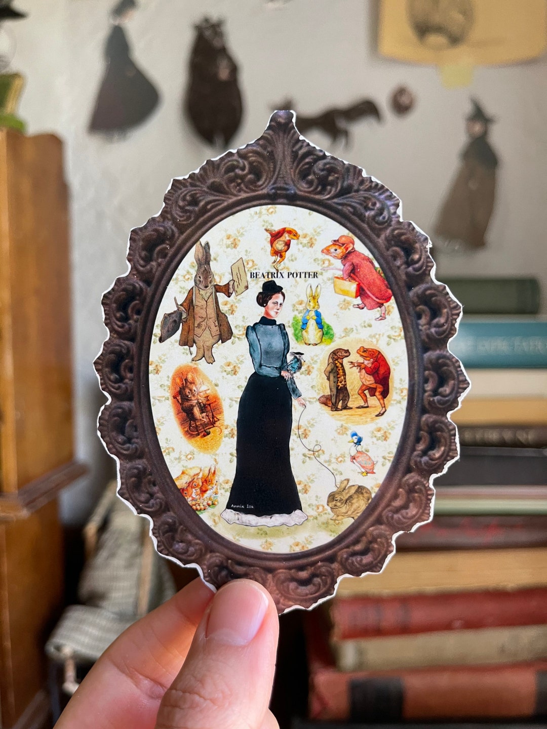 Beatrix Potter and Her Creatures Sticker - Etsy