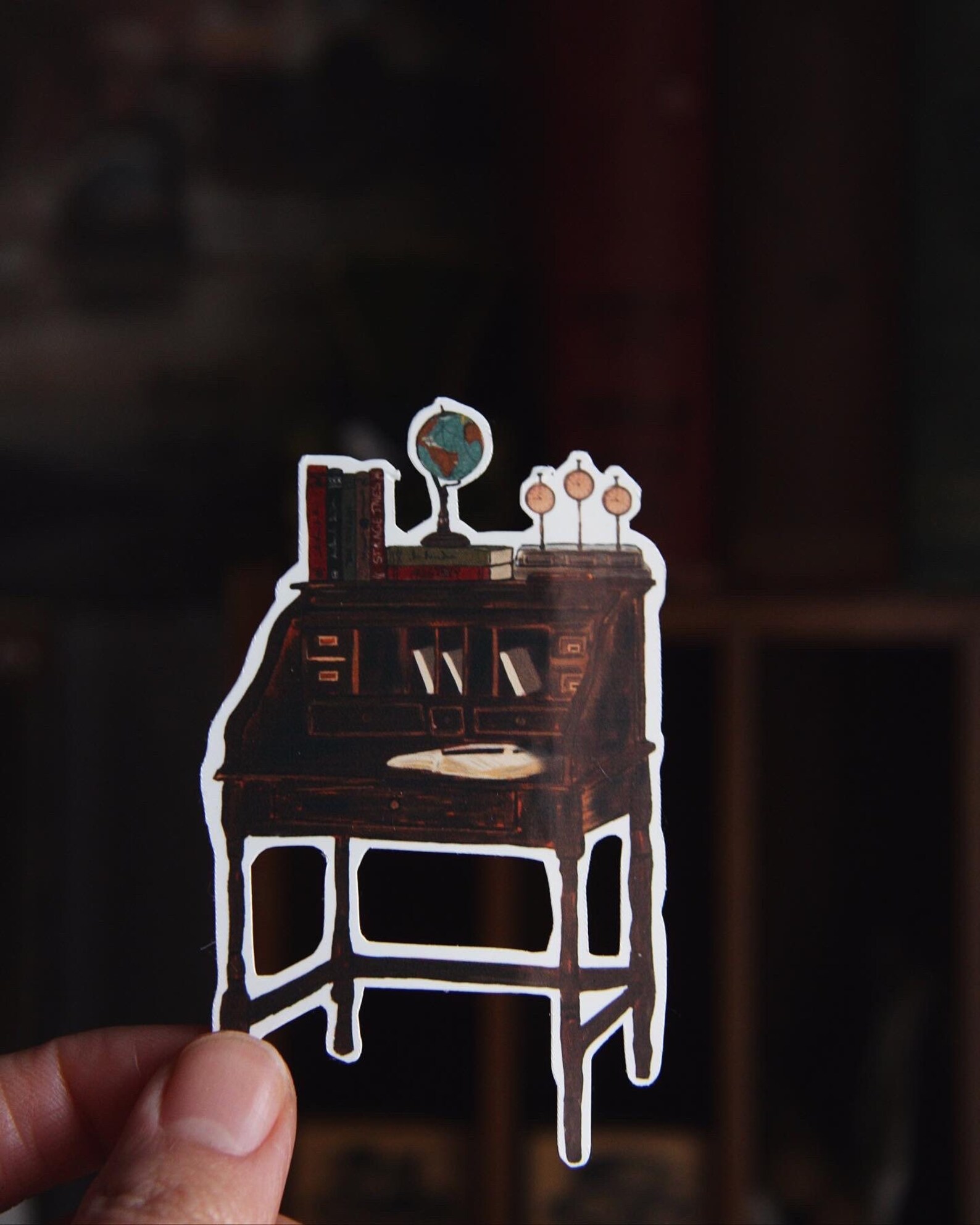 A Writers’ Desk Sticker, Stickers for Writers, Stickers for Creators ...