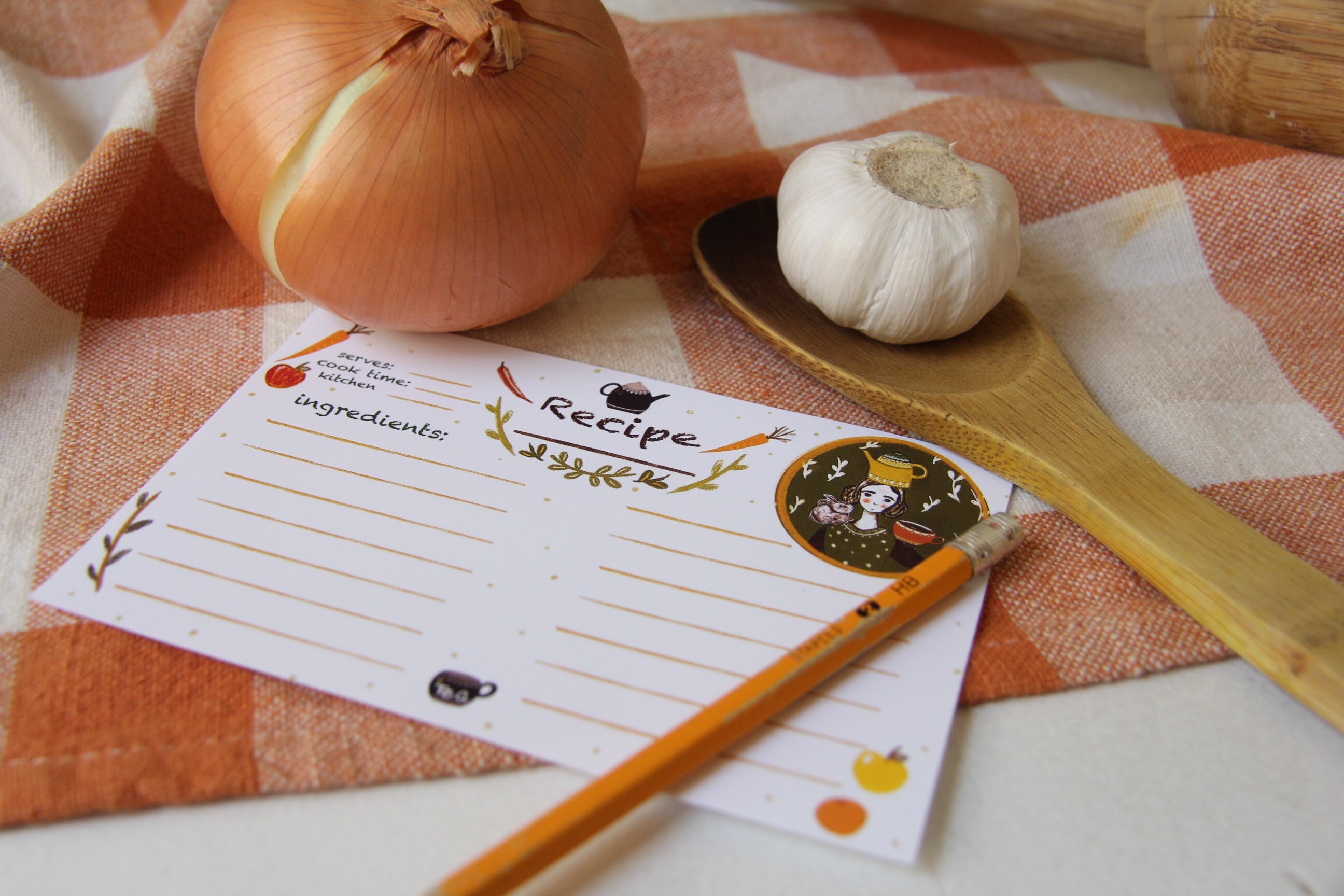 Tarjetas de recetas cocina comida cocineros chefs cocina | Etsy