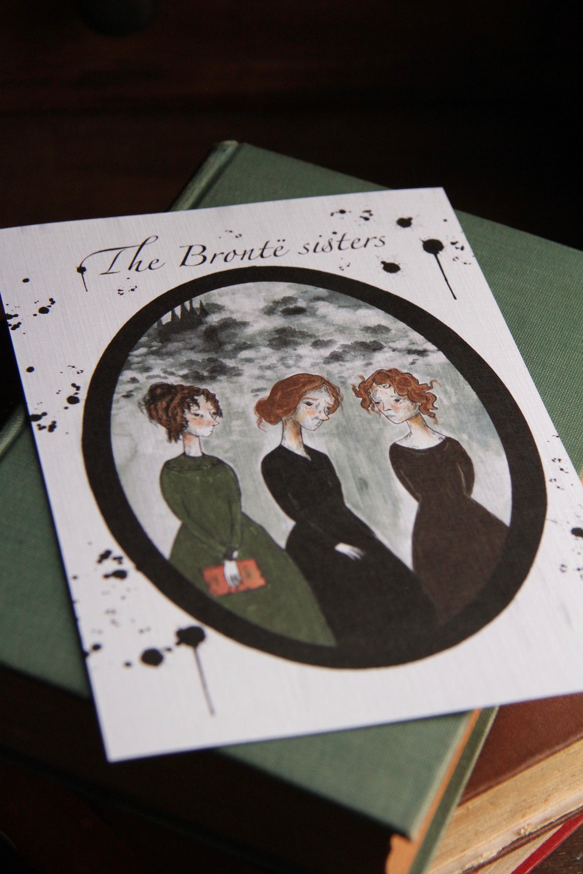 The Brontë sisters art print | Etsy