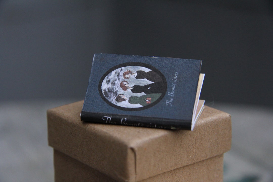 The Brontë Sisters Miniature Handmade Book, Miniature Book, Doll House ...