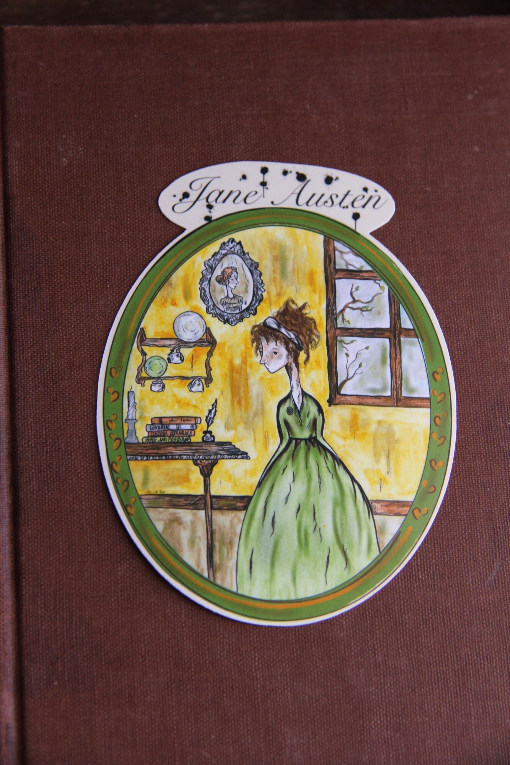 Jane Austen Sticker Sticker for Book Lovers for Literature - Etsy
