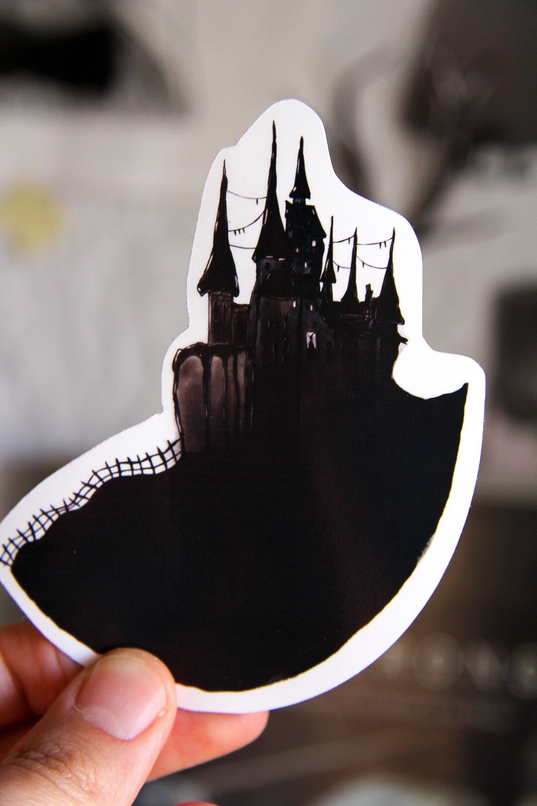 The Hunted Mansion Sticker, Witch House Sticker, Witch Castle Sticker ...