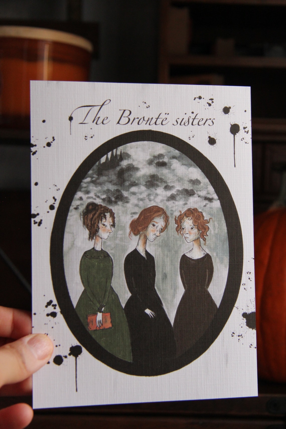 The Brontë sisters art print | Etsy