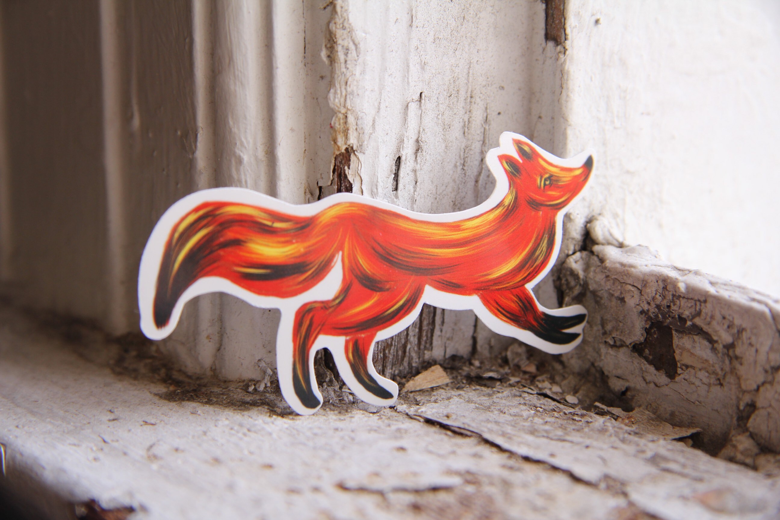 Forest Fox Sticker - Etsy