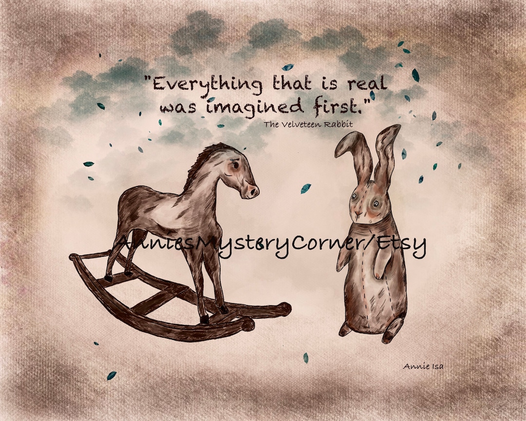 The Velveteen Rabbit Art Print - Etsy