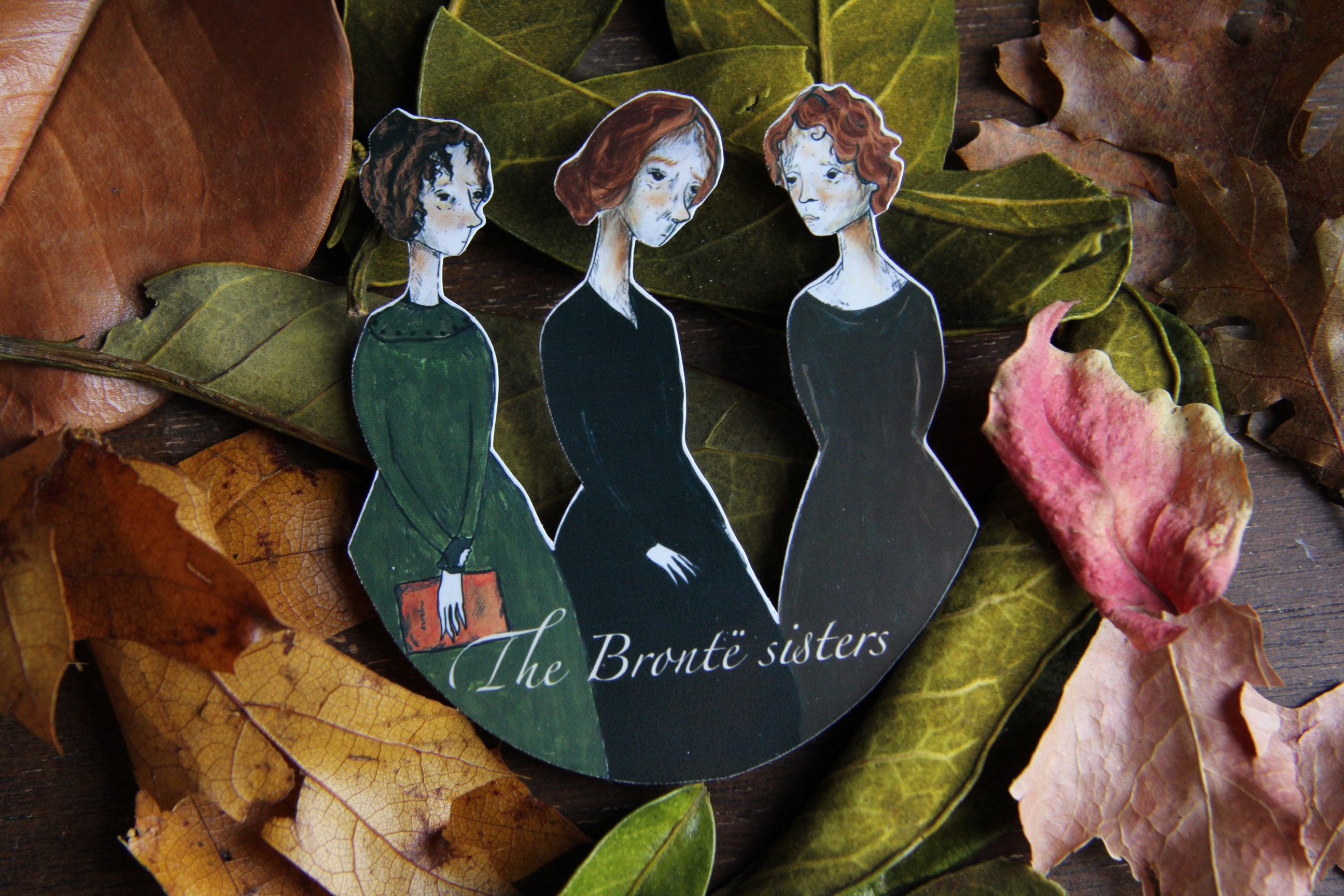 The Bronte sisters sticker gothic sticker spooky sticker | Etsy