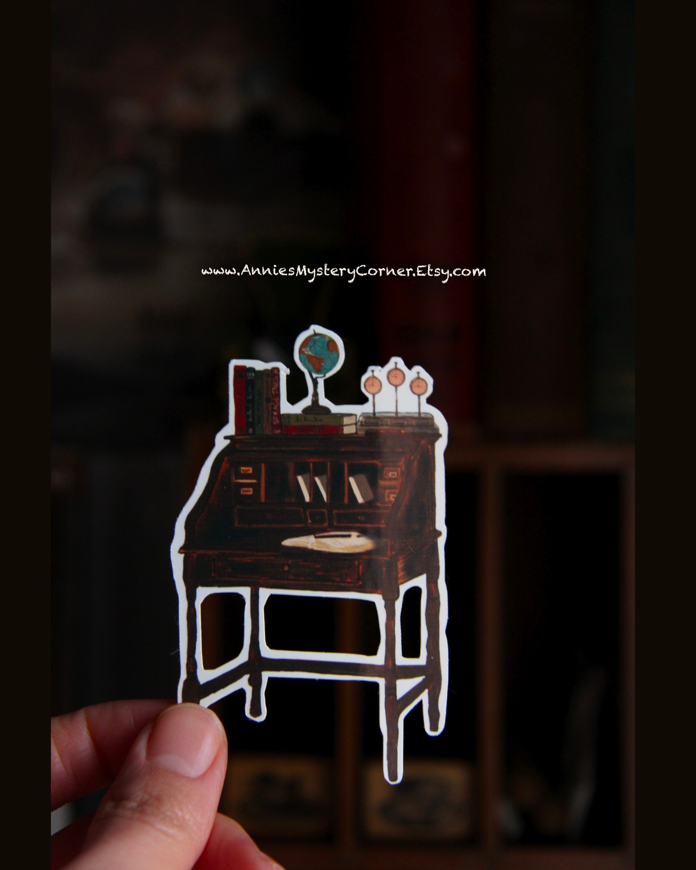 A Writers’ Desk Sticker, Stickers for Writers, Stickers for Creators ...