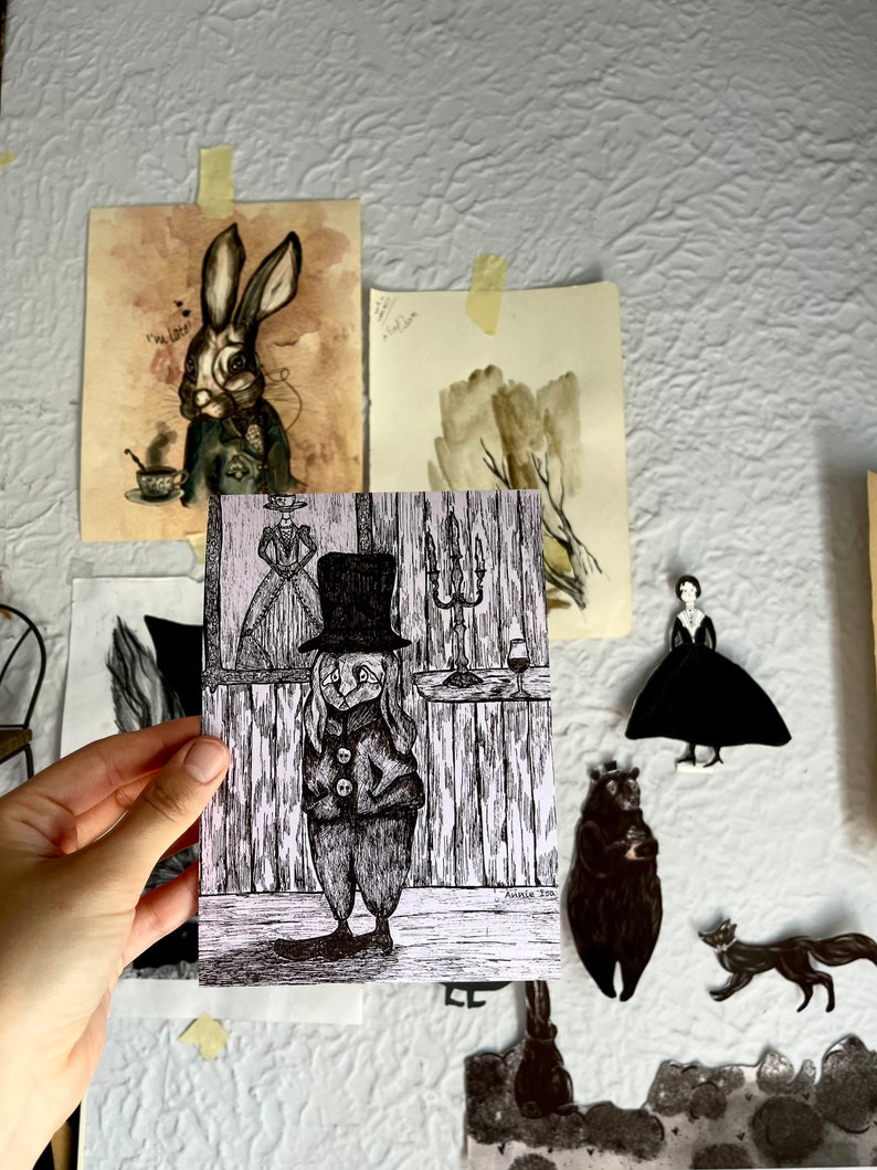 Sir Rabbit Bunny and Ms. Tea-head - Etsy