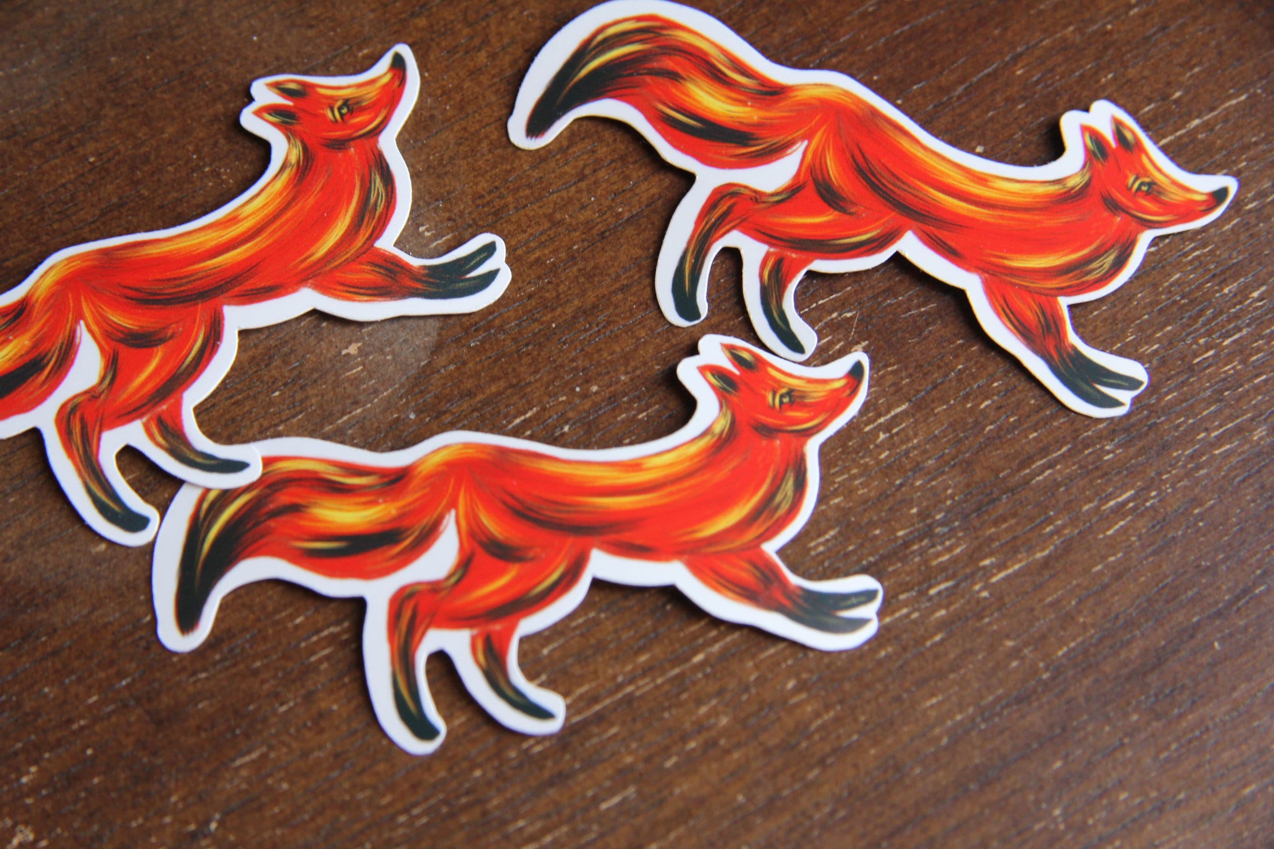 Forest Fox Sticker - Etsy