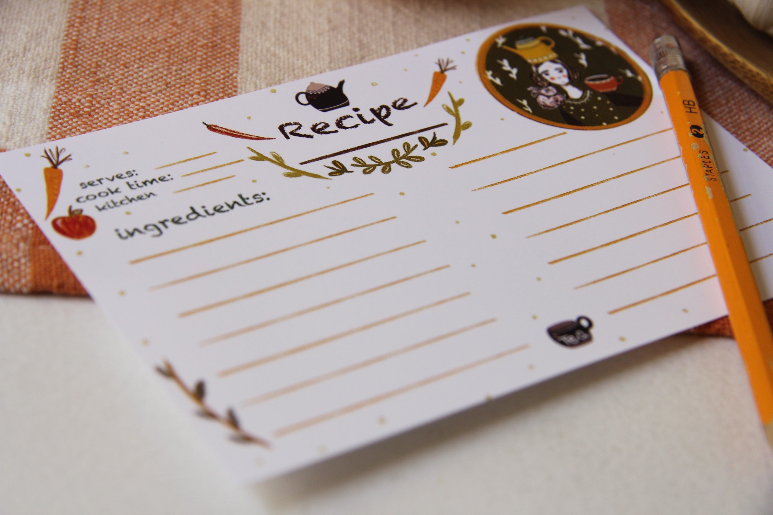 Recipe Cards Cooking Food Cooks Chefs Kitchen - Etsy