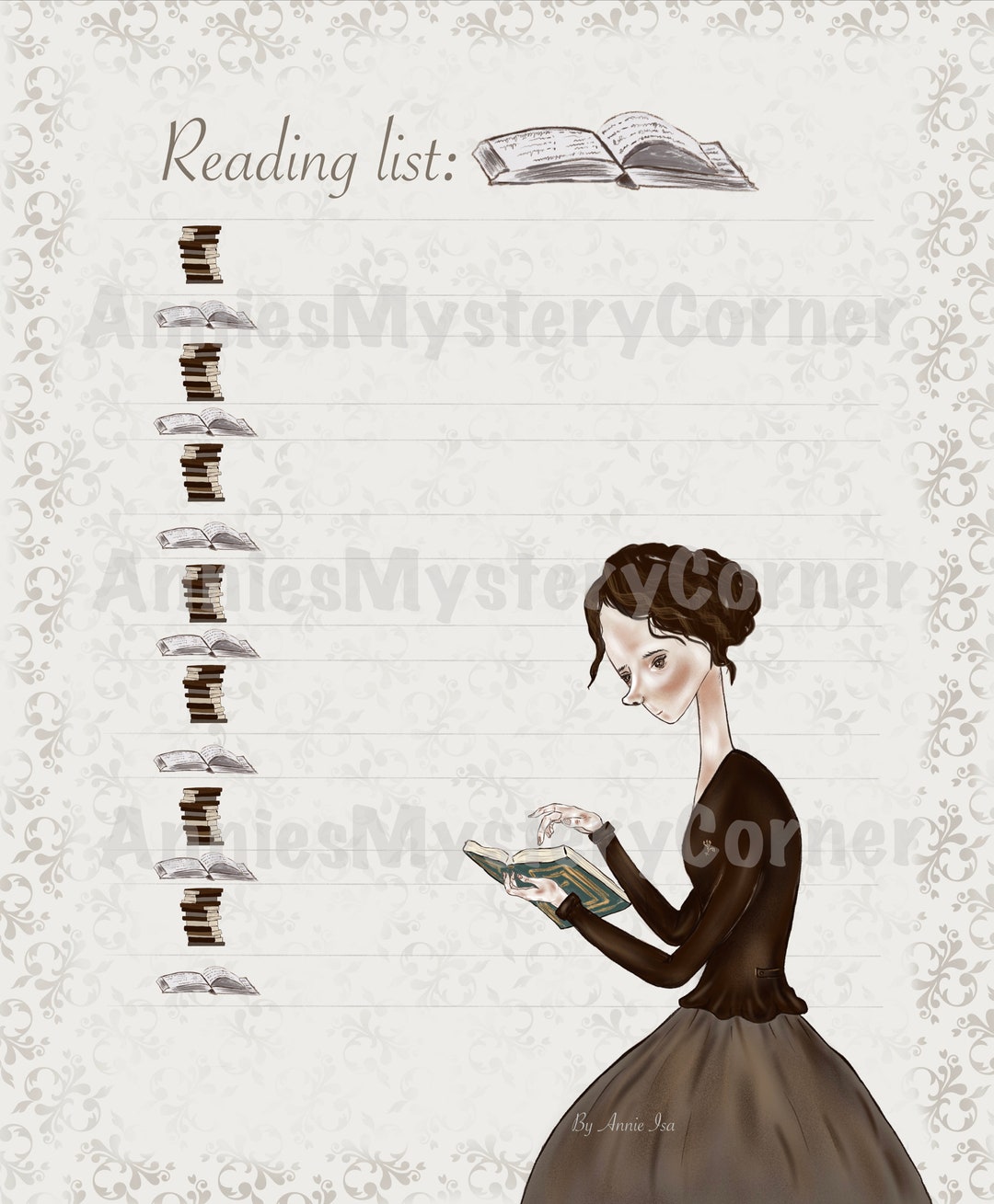 Reading List- Books I Have Read List- Book List - Etsy